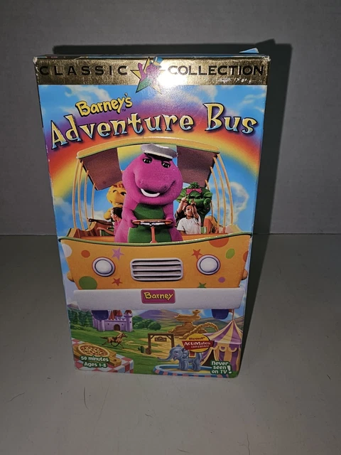 BARNEY - BARNEYS Adventure Bus VHS 1997 Classic Collection Never Seen ...