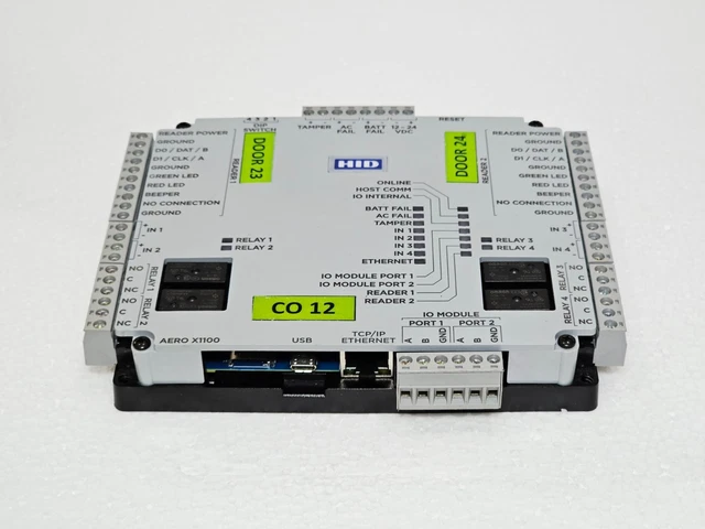 HID AERO X1100 Intelligent Controller Access Control Unit P/N: X1100A ...