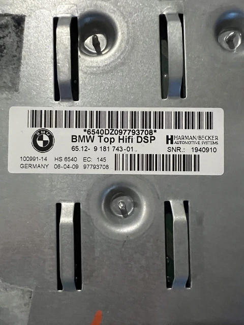 BMW E88 E82 E90 E92 E60 E64 Top HiFi DSP Logic 7 amplificateur audio ...