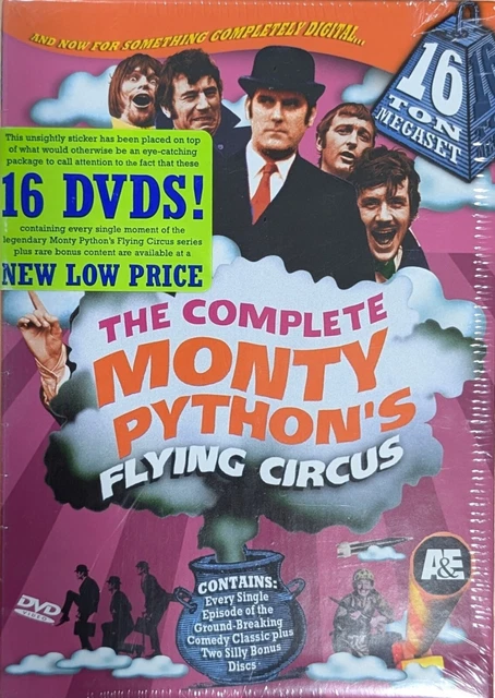 THE COMPLETE MONTY Python's Flying Circus 16 Ton Megaset DVD NEW $34.99 ...