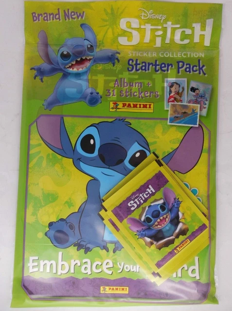 PANINI DISNEY STITCH Collection Starter Pack: Album +31 stickers NEW £9 ...