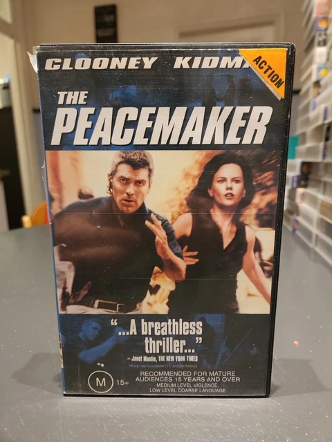 THE PEACEMAKER VHS George Clooney Nicole Kidman Ex-Rental V38 $17.00 ...