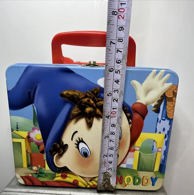NODDY BY PLAYWORKS Vintage Lunch Box EMPTY Collectible Tin Container ...