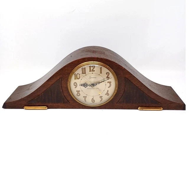 VINTAGE SESSIONS WESTMINSTER Chime Model 2C Mantle Clock Electric Chime ...