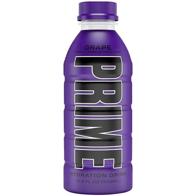PRIME GRAPE HYDRATION Energy Drink by KSI & Logan 500ml - Unopened NEW ...