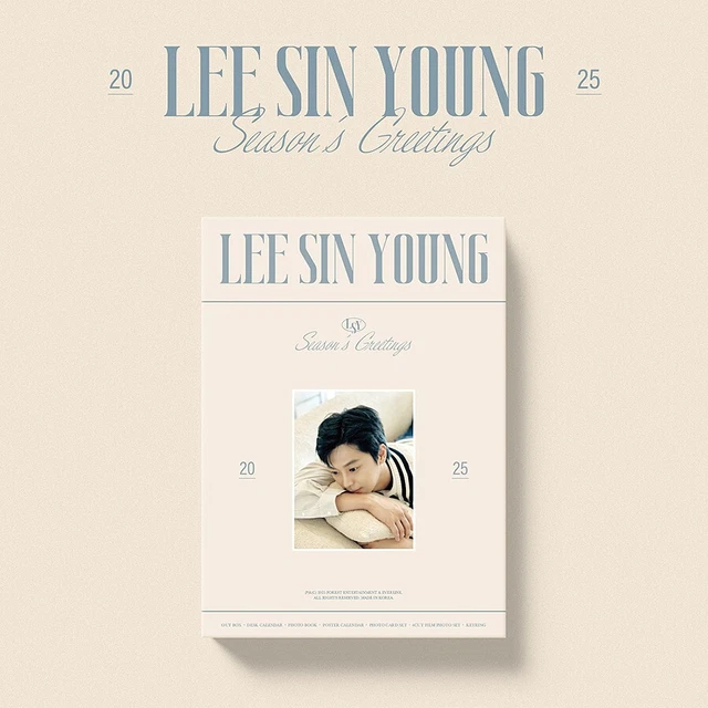 LEE SIN YOUNG Y 2025 SEASON’S GREETING/Calendar+Photo Book+Film+Poster+ ...