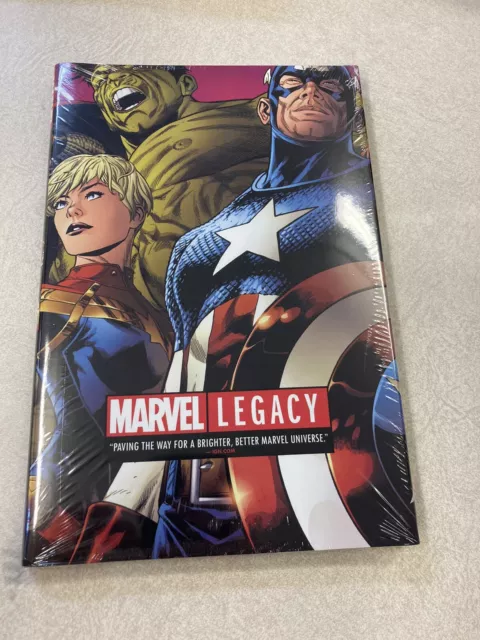 MARVEL LEGACY CAPTAIN America Hulk Iron Man Marvel HC Hard Cover New ...