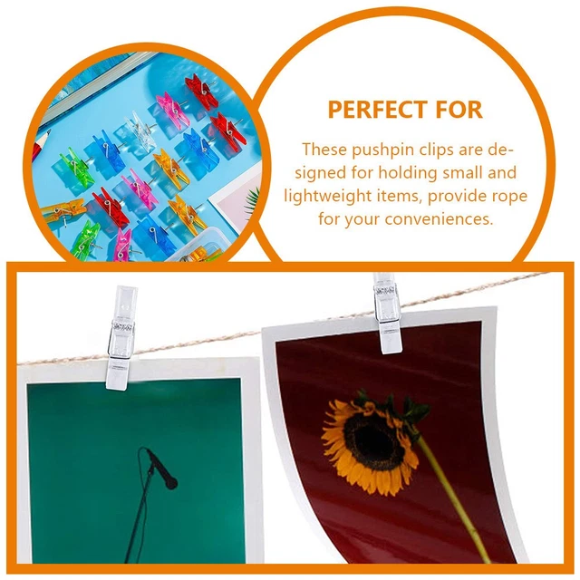 2 BOXES DOCUMENTS Clip Push Small Clips for Mini Photos $30.67 ...