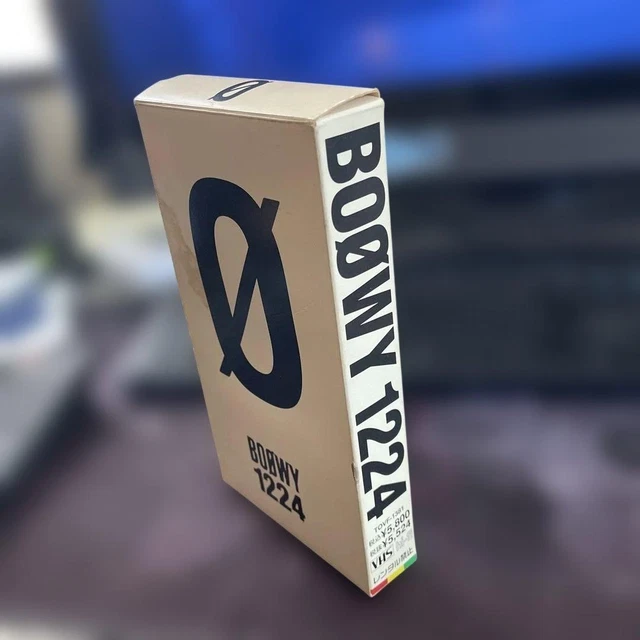 BOØWY 1224 VHS tape with instruction manual £55.81 - PicClick UK