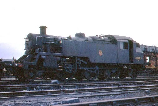 ORIGINAL COLOUR SLIDE of 82003 BR Standard steam loco £1.99 - PicClick UK
