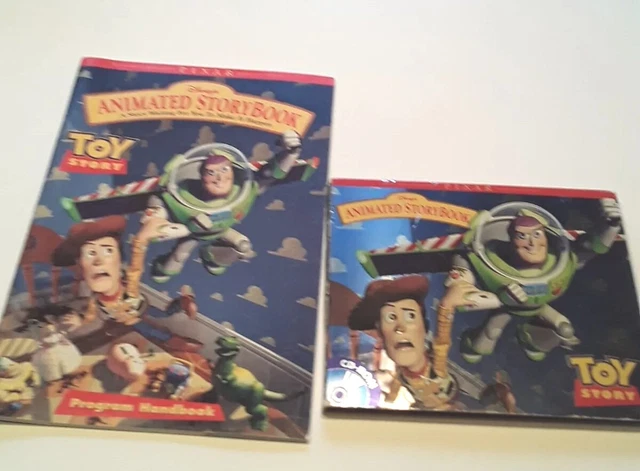 DISNEY'S TOY STORY Animated StoryBook Windows Mac 1996 Pixar CD-ROM PC ...