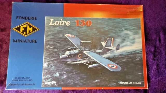 FONDERIE MINIATURE 1:48 Loire 130 Flying Boat Model Kit #6047 *COMPLETE ...