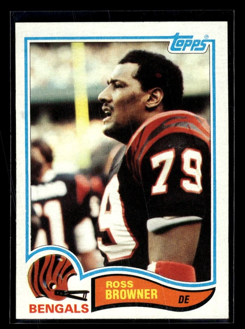 1982 TOPPS #43 Ross Browner "Set Break" comme neuf Bengals de ...