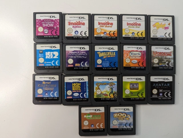 NINTENDO DS GAME Bundle x17 - All tested - loose no case PAL - FREE ...