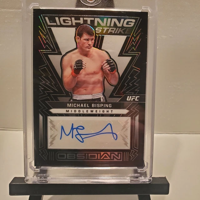 AUTOGRAPHE 2023 CHRONICLES UFC Obsidian Michael Bisping Lightning ...