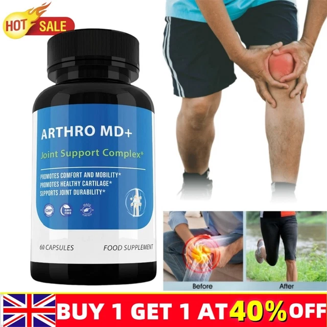 ARTHRO MD+ JOINT & Cartilage Support-Marine Collagen Food Supplement 60 ...