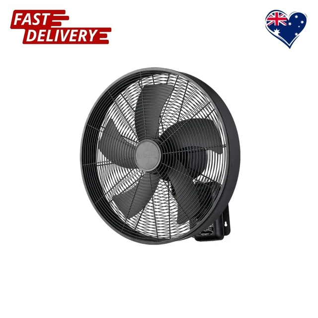 EUROMATIC 40CM WALL Fan with Remote Control Oscillating Adjustable ...