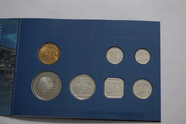 🧭 🇦🇼 ARUBA 1992 Mint Set In Folder B66 Bx16 $38.51 - PicClick CA