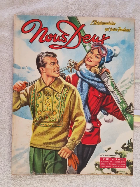 NOUS DEUX N°815 1963 Roman-Photo Pub Pepsi-Cola Perrier Pschitt ...