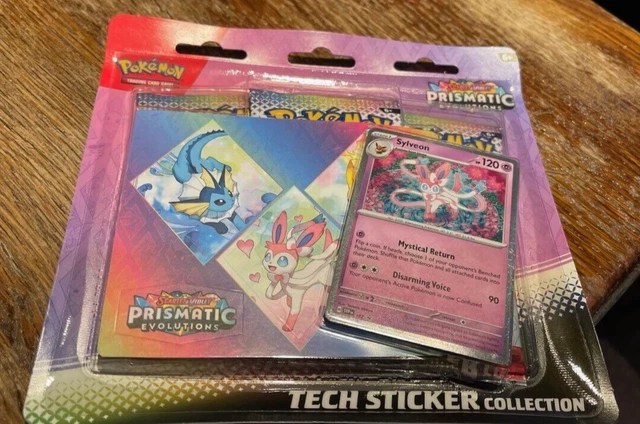 IN HAND PRISMATIC Evolutions Tech Sticker Collection Pokemon TCG - Fast ...