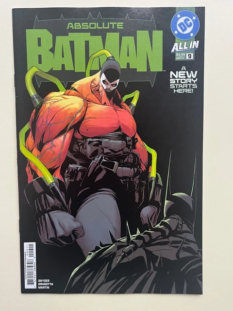 ABSOLUTE BATMAN #9 (2025) Cover A Dragotta Snyder First Appearance Bane ...