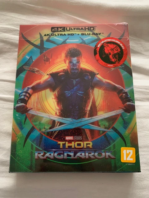 THOR RAGNAROK 4K UHD BLU-RAY (exclusif WeET) Steelbook lenticulaire B2 ...
