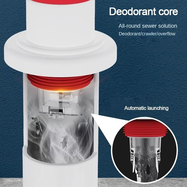 ONE WAY VALVE Floor Drain Sewer Pipe Seal Stopper Kitchen Bathroom ...