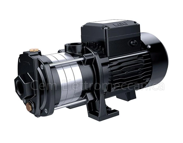 ELETTROPOMPA CENTRIFUGA MULTISTADIO inox LEO PUMPS ECHm 2-40 D - pompa 0,75 hp EUR 169,00 ...