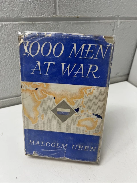 VINTAGE BOOK 1000 MEN AT WAR MALCOLM UREN KOKODA AIF JAPANESE 1st ...