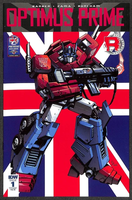 OPTIMUS PRIME #1 Kei Zama Previews UK Exclusive Variant £9.95 - PicClick UK