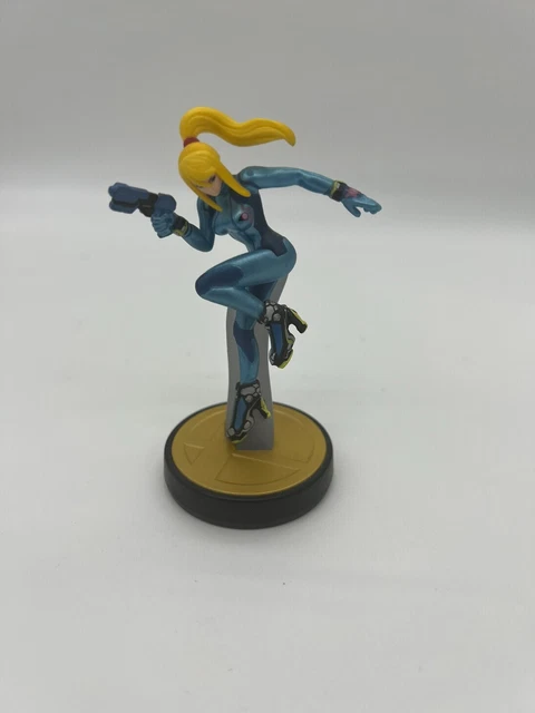 ZERO SUIT SAMUS Aran - Metroid Amiibo - Super Smash Bros. Series Figure ...