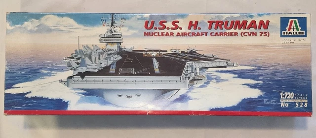 ITALERI 1:720 NUCLEAR Aircraft Carrier U.S.S H. Truman (CVN 75) Model ...