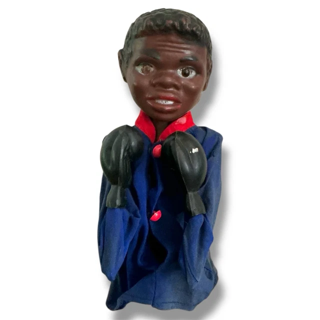VINTAGE SUGAR RAY Robinson Boxing Puppet VGX 1970s Vtg Toy Puppet (s £ ...