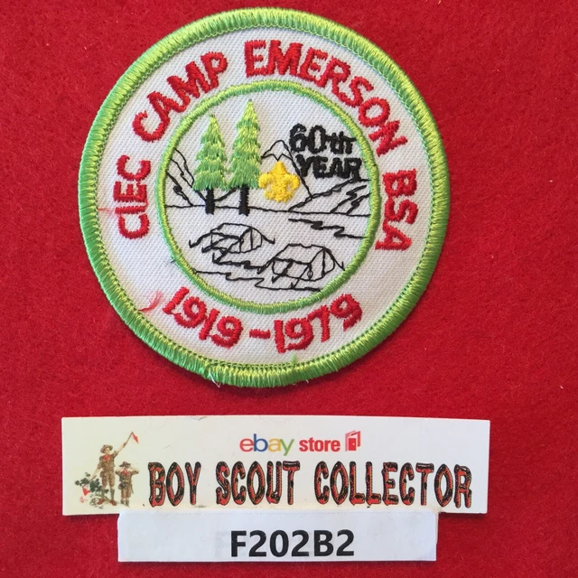 PATCH DE CAMP scout 1981 camp Emerson California Inland Empire Council ...