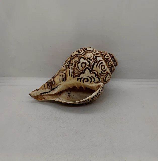 MASTER PIECE CRAFT Shiva Shankh Ritual Conch Shell Hindu Priest $376.28 ...