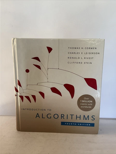 INTRODUCTION TO ALGORITHMS, Fourth Edition by Charles E. Leiserson $45. ...