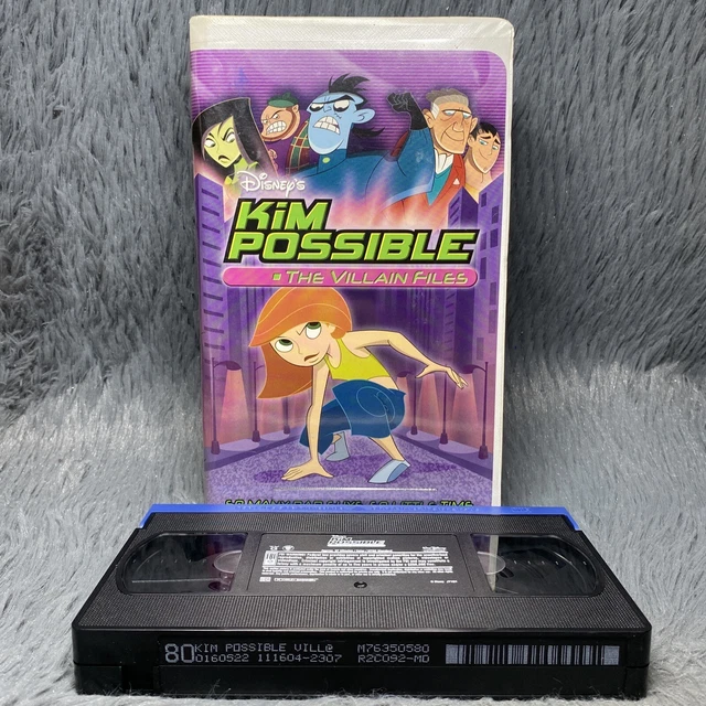 DISNEY’S KIM POSSIBLE The Villain Files VHS Tape 2004 Kids Cartoon Film Rare £46.44 - PicClick UK