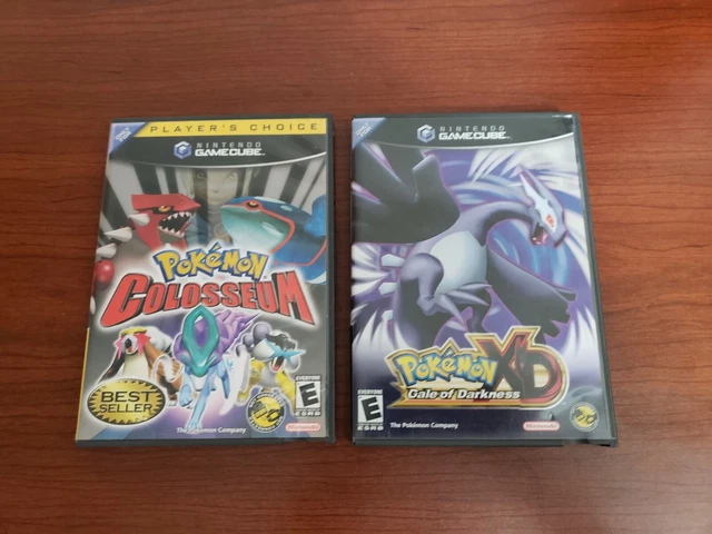 NINTENDO GAMECUBE POKEMON Colosseum And Pokemon Gale Of Darkness Bundle ...
