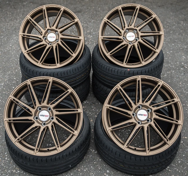 18&& MOTEC AVENTUS MCT11 aluminium rims 5x112 et47 bronze gold ...