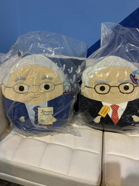 WARREN BUFFETT /CHARLIE Munger Squishmallow 16” Set Berkshire Hathaway ...