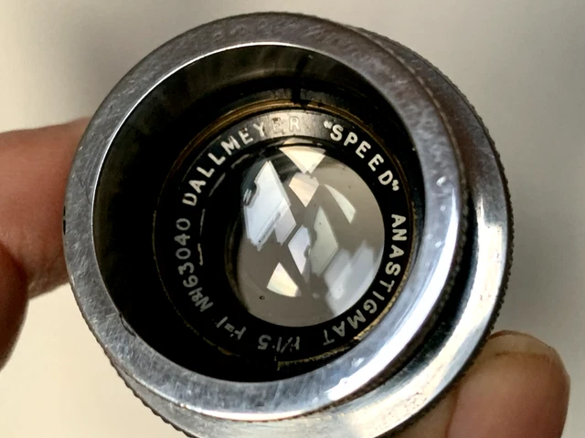 DALLMEYER SPEED 1& f1.5 Cine Movie C-mount Lens Hugo Meyer Kino Plasmat ...