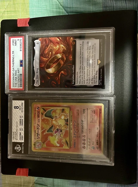 POKEMON CARDS JAPANESE Charizard Base Set Psa 8, Magic The One Ring ...