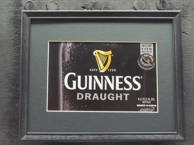 GUINNESS DRAUGHT Beer Sign #731 £15.86 - PicClick UK