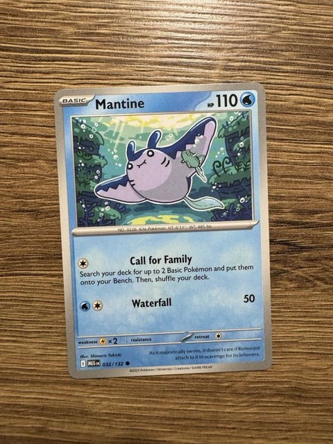 POKÉMON TCG MEGA Evolutions 032/132 Mantine Regular Near Mint £1.42 - PicClick UK