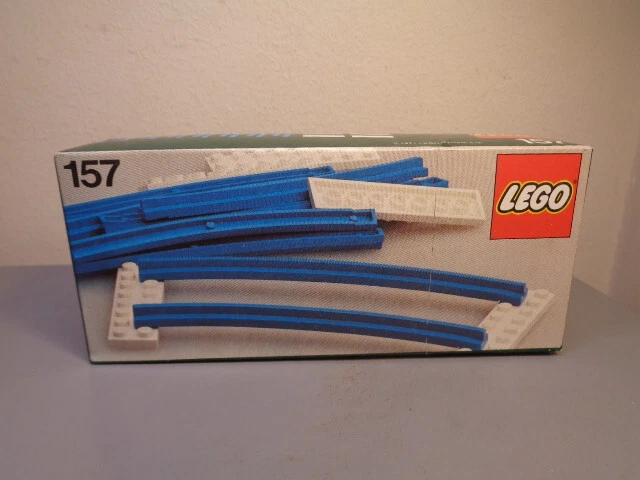 LEGO SYSTEM DENMARK Vintage 1970'S Curved Track Set 157 Unopened Very ...