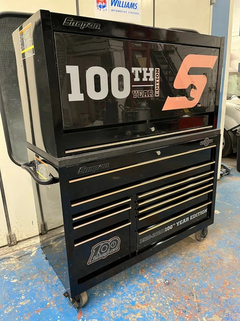 SNAP ON TOOL Box 100th Anniversary Classic Kra Toolbox 55 Inch Roll Cab ...