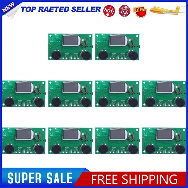DIGITAL FM RECEIVER Module 50Hz-18KHz Stereo Radio Receiver Module DIY ...