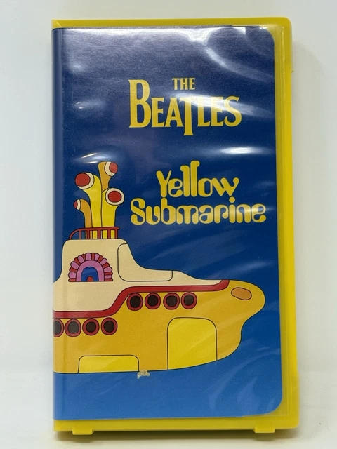 THE BEATLES YELLOW Submarine VHS 1999 MGM Remastered Yellow Clamshell ...