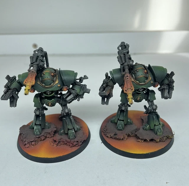 MECHANICUM CASTELLAX PAIR Forgeworld Horus Heresy Painted Warhammer 40k ...