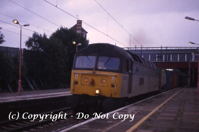 ORIGINAL 35MM DIESEL RAILWAY SLIDE CLASS 47 47157 HARROW & WEALDSTONE ...
